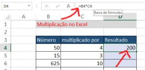 Como Multiplicar no Excel? Aprenda aqui o jeito simples e fácil.