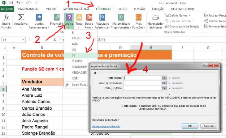 → Função SE no Excel - Aprenda como fazer a formula SE agora!