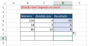 Divisão no Excel de forma simples. Aprenda Dividir no Excel!