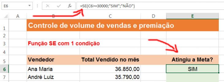 → Função SE no Excel - Aprenda como fazer a formula SE agora!
