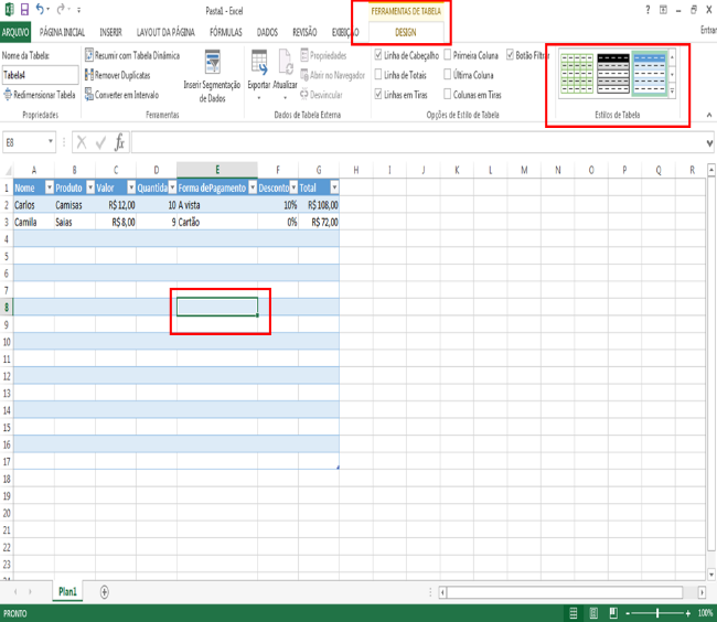 Como Fazer Tabelas no Excel → Passos de Como Criar uma Tabela Como Fazer Tabelas no Excel → Passos de Como Criar uma Tabela