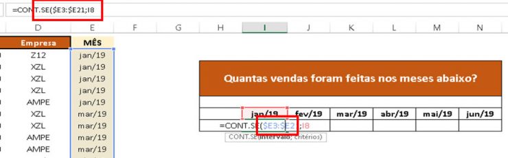 Função CONT SE no Excel → Aprenda Como usar CONT SE
